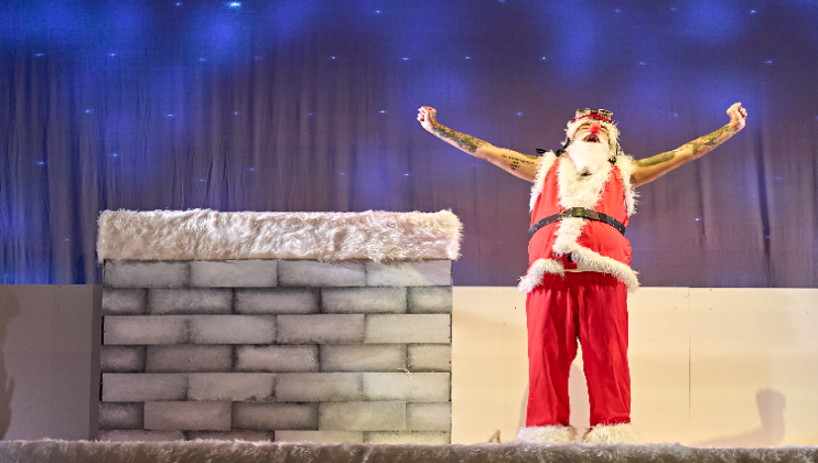 How Does Santa Go Down the Chimney?